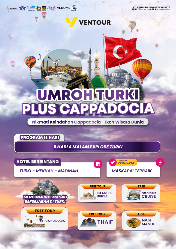 Paket Umroh Plus Turki 2025 | Ventour Travel
